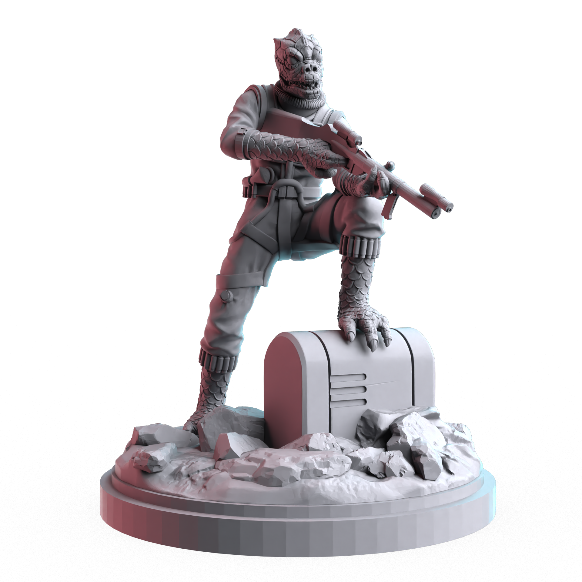 Scaled Space Shrek | Bossk 3D Printing Miniature STL - C27 Studio