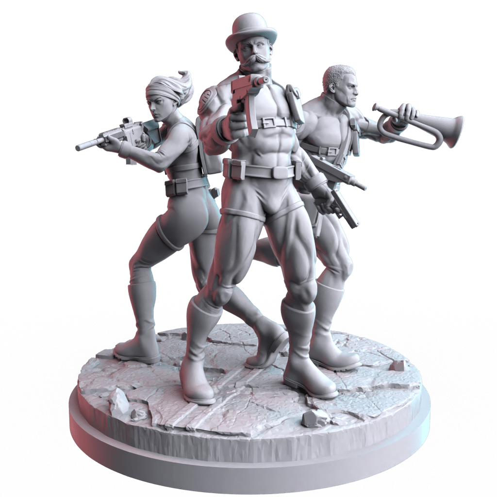 The Replaceables | Howling Commandos 3D Printing Miniature STL - C27 Studio