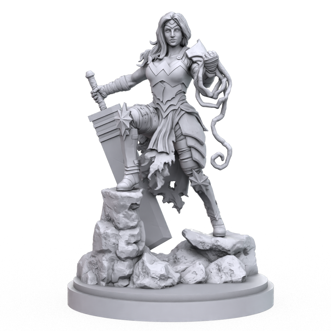 Hellforged Hera | Absolute Wonder Woman 3D Printing Miniature STL - C27 ...