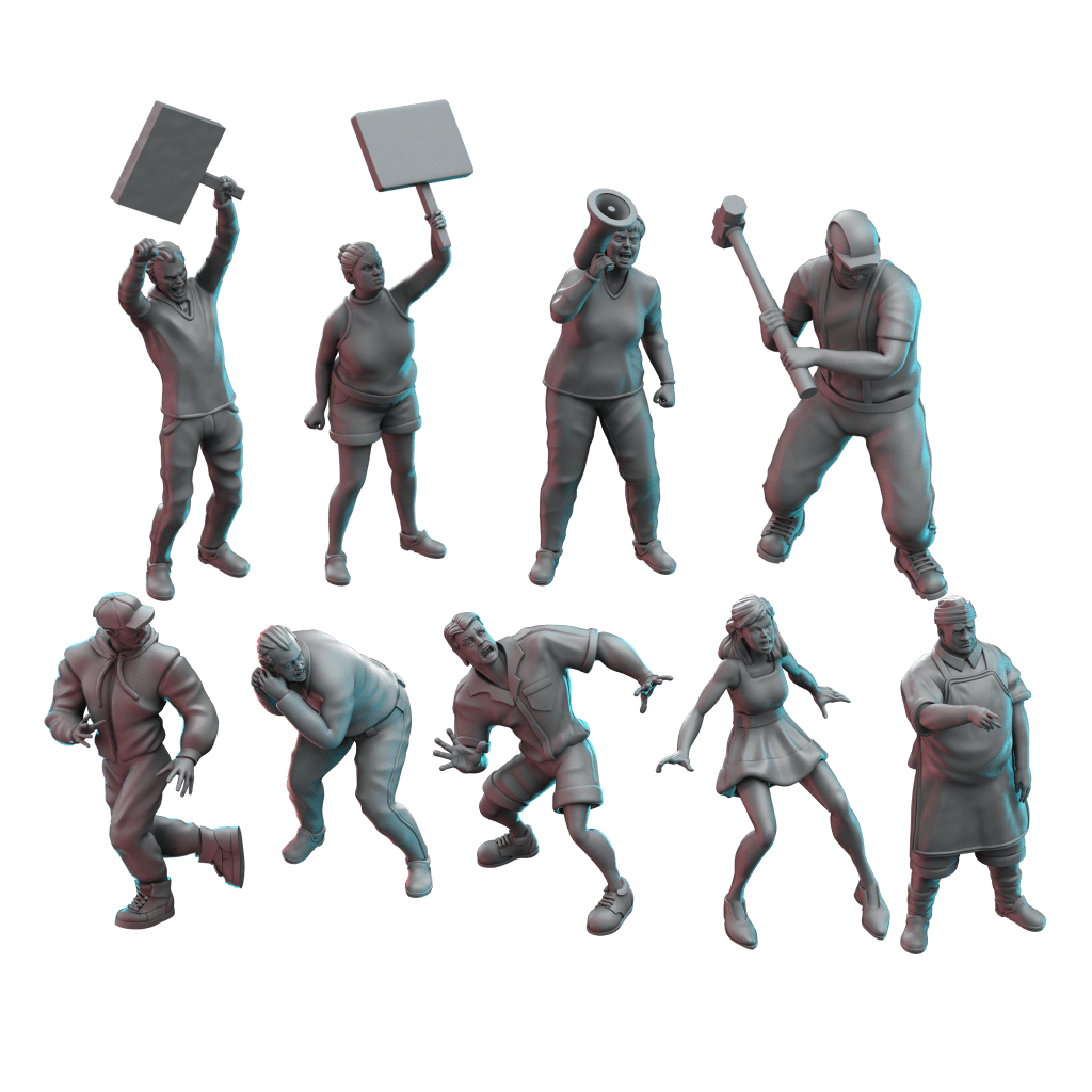 StreetNPC-Bundle | NPCs | STL - C27 Studio