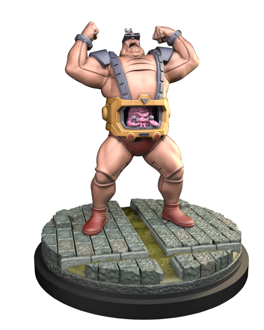 Brain | Krang TMNT 3D Printing Miniature STL - C27 Studio